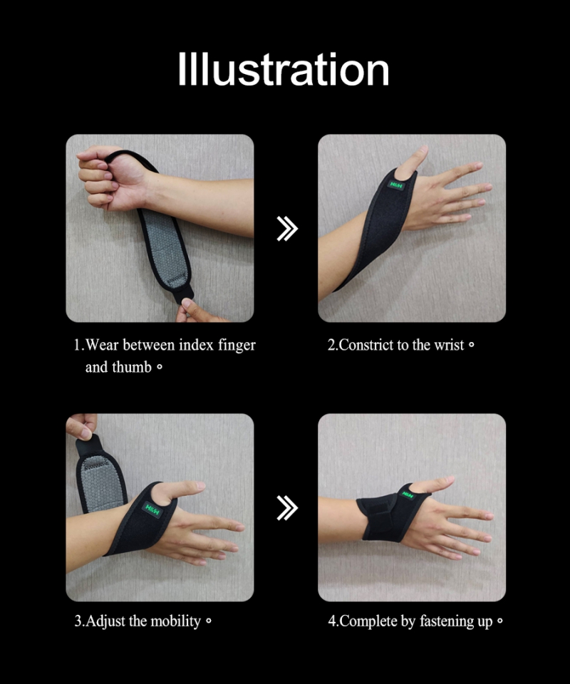 Graphene titanium germanium wrist brace